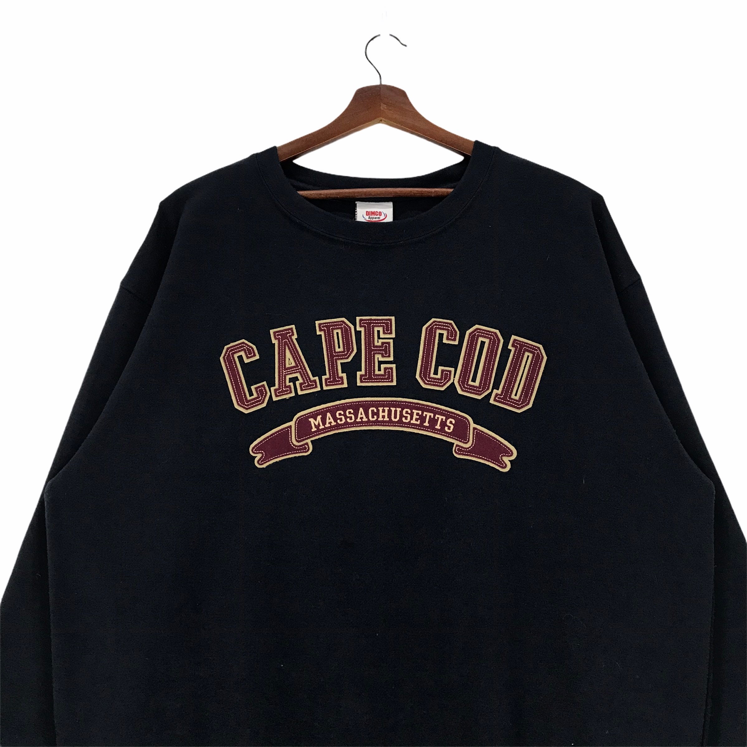 Vintage Cape Cod Massachusetts Sweatshirt - Spellout Pullover 2XL - Etsy