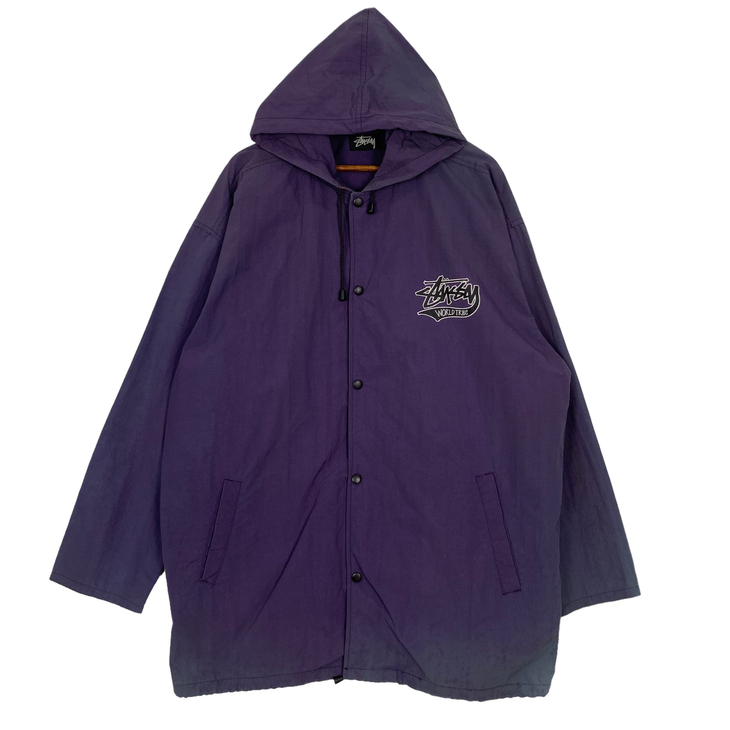 Vintage 90s Stussy Coach Jacket Windbreaker Stussy World Vintage 90s Stussy Coach Jacket Windbreaker Stussy World
