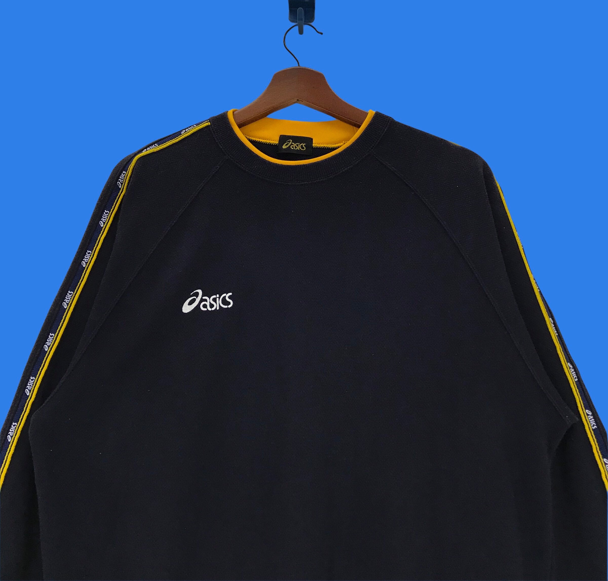 Vintage Asics Side Tape Sweatshirt Crewneck Small Logo Asics - Etsy UK