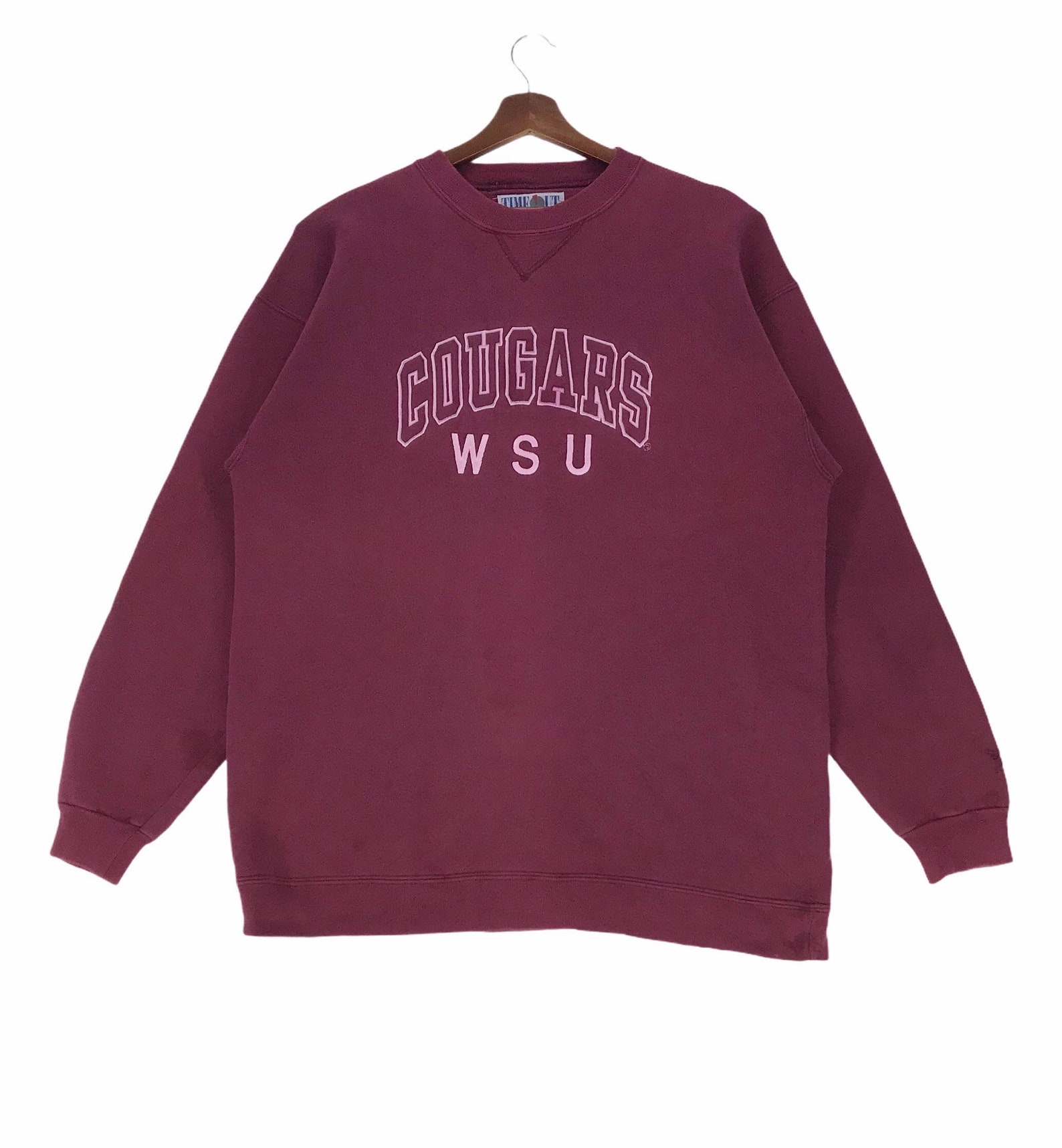 Vintage Washington State Cougars Football Sweatshirt Embroidery ...