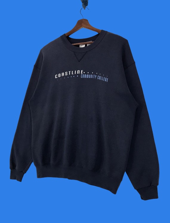 Vintage Coastline Community College Sweatshirt Spello… - Gem