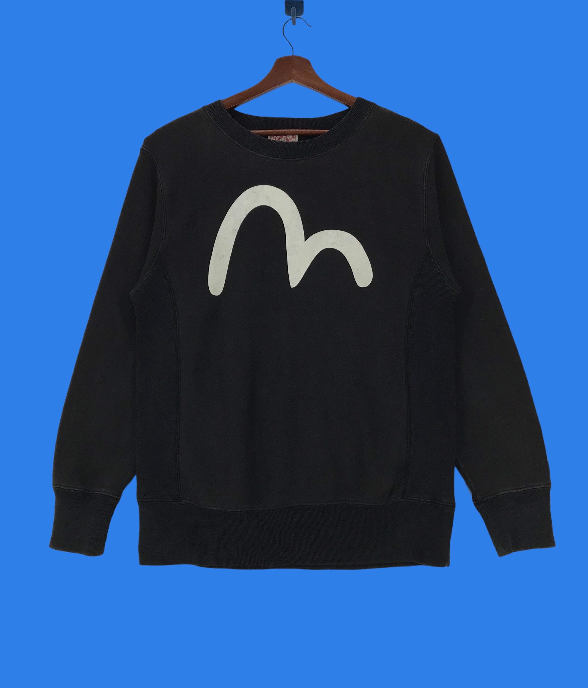 Evisu Sweatshirt Crewneck Evisu japanese denim Pullover Jumper | Etsy