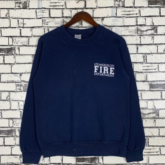Vintage Los Angeles City Fire Department Sweatshirt S… - Gem