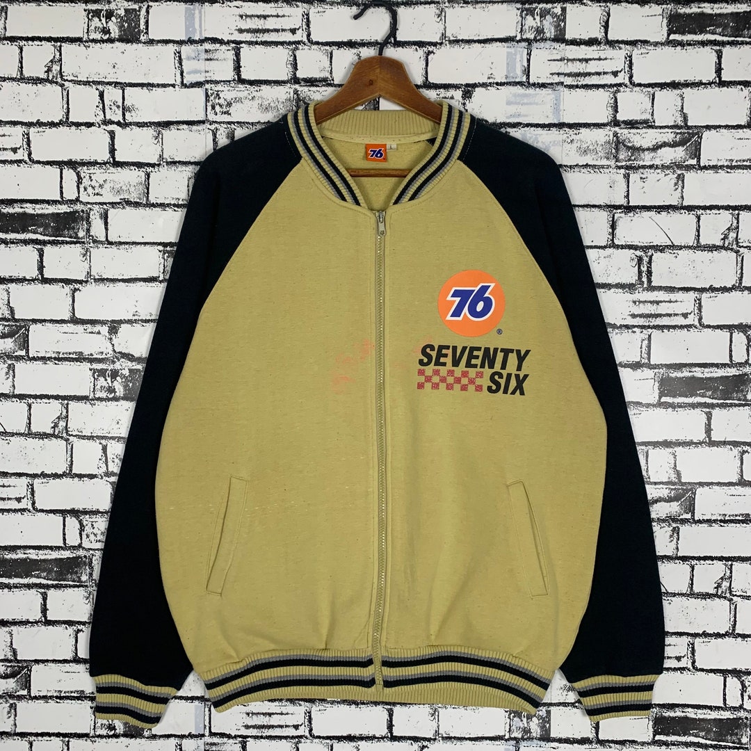 Vintage 76 Seventy Six Bomber Jacket - Etsy