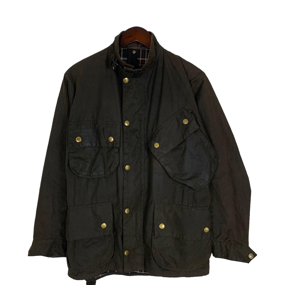 Vintage Barbour Waxed Cotton Hunting Jacket - England - Etsy