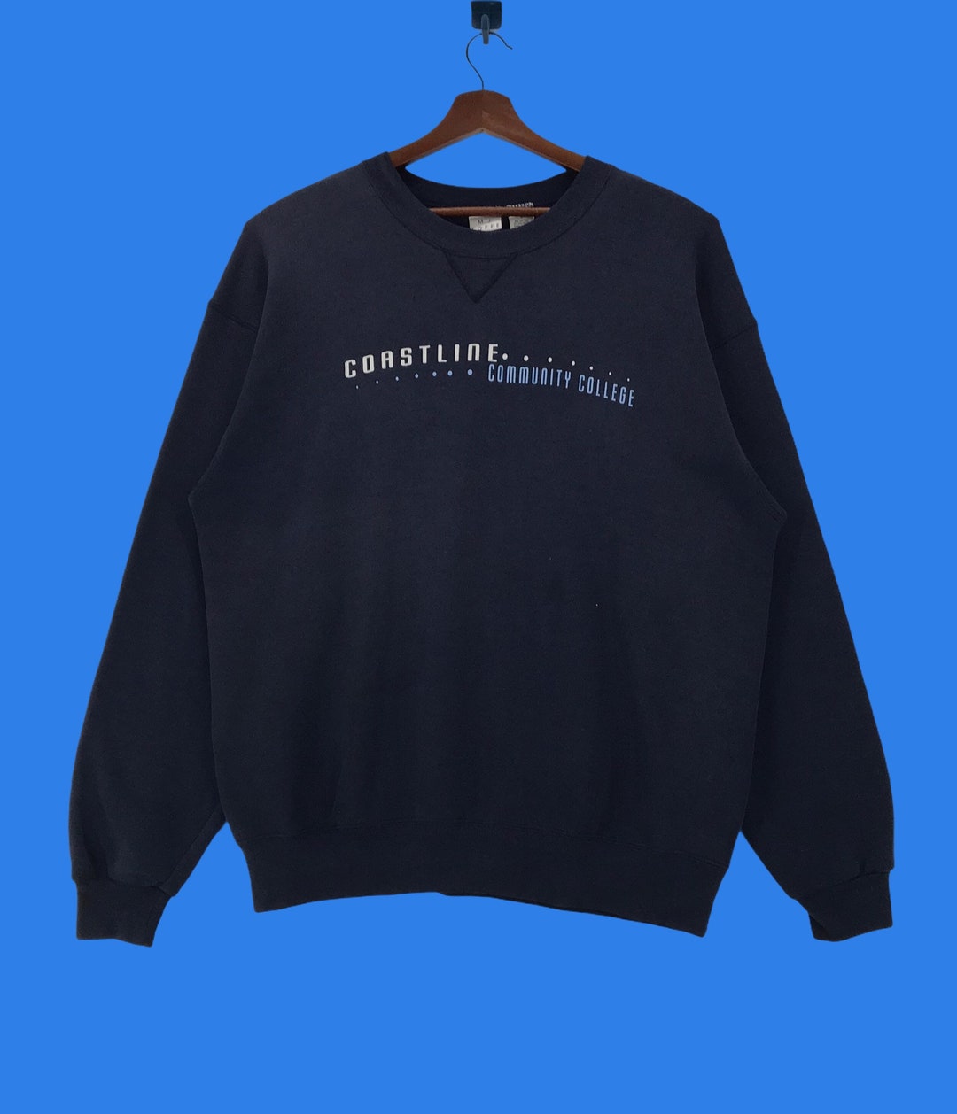 Vintage Coastline Community College Sweatshirt - Large Pullover - Etsy