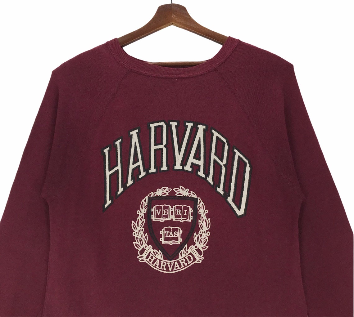 Vintage 80s Harvard University Sweatshirt - Size Medium - Etsy