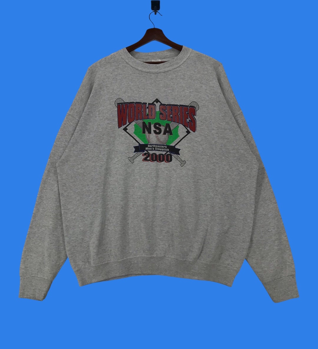 Vintage Northeastern Men’s Slowpitch Softball Sweatshirt Spellout ...