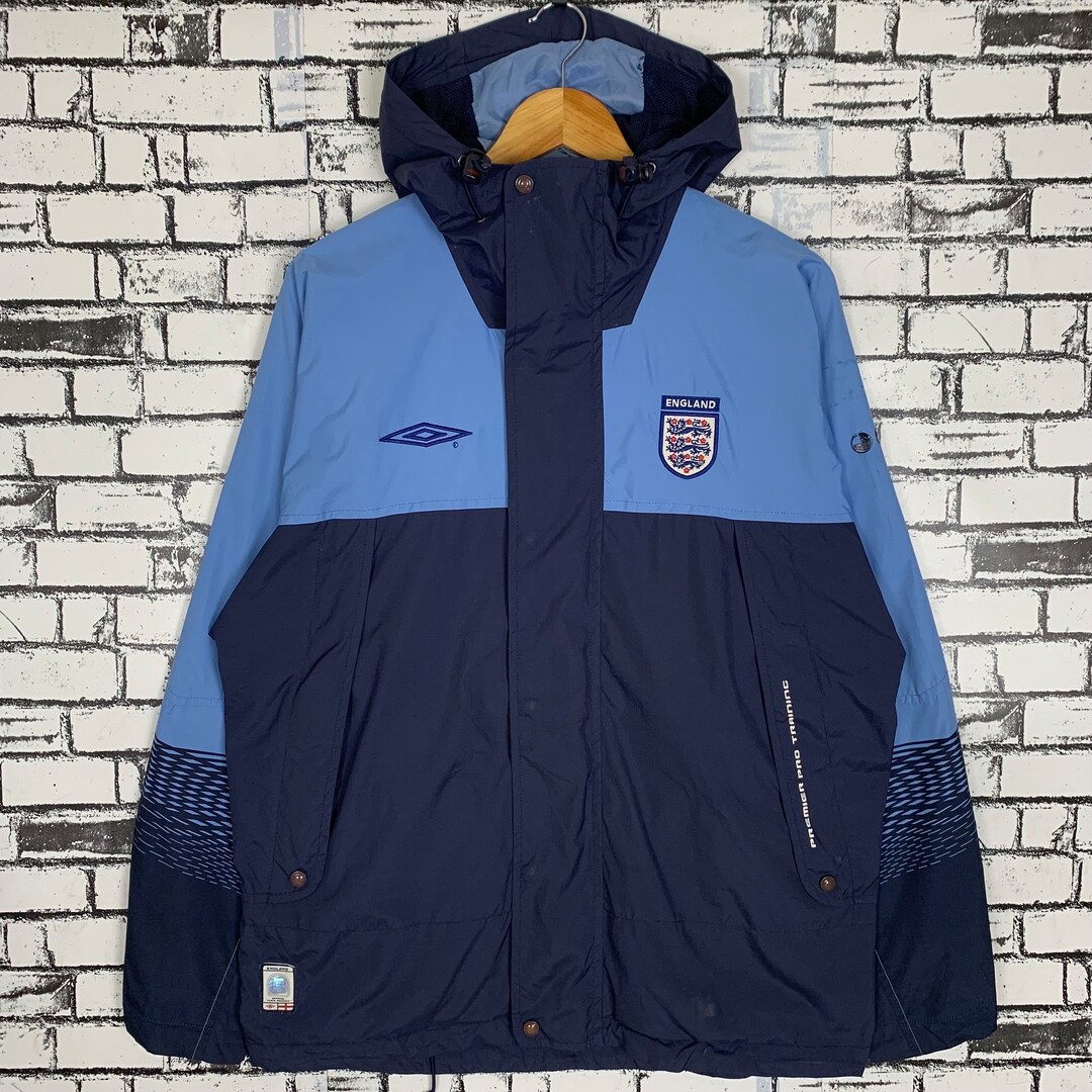 Vintage Umbro Team England Premier Protrainning Windbreaker Size Medium ...