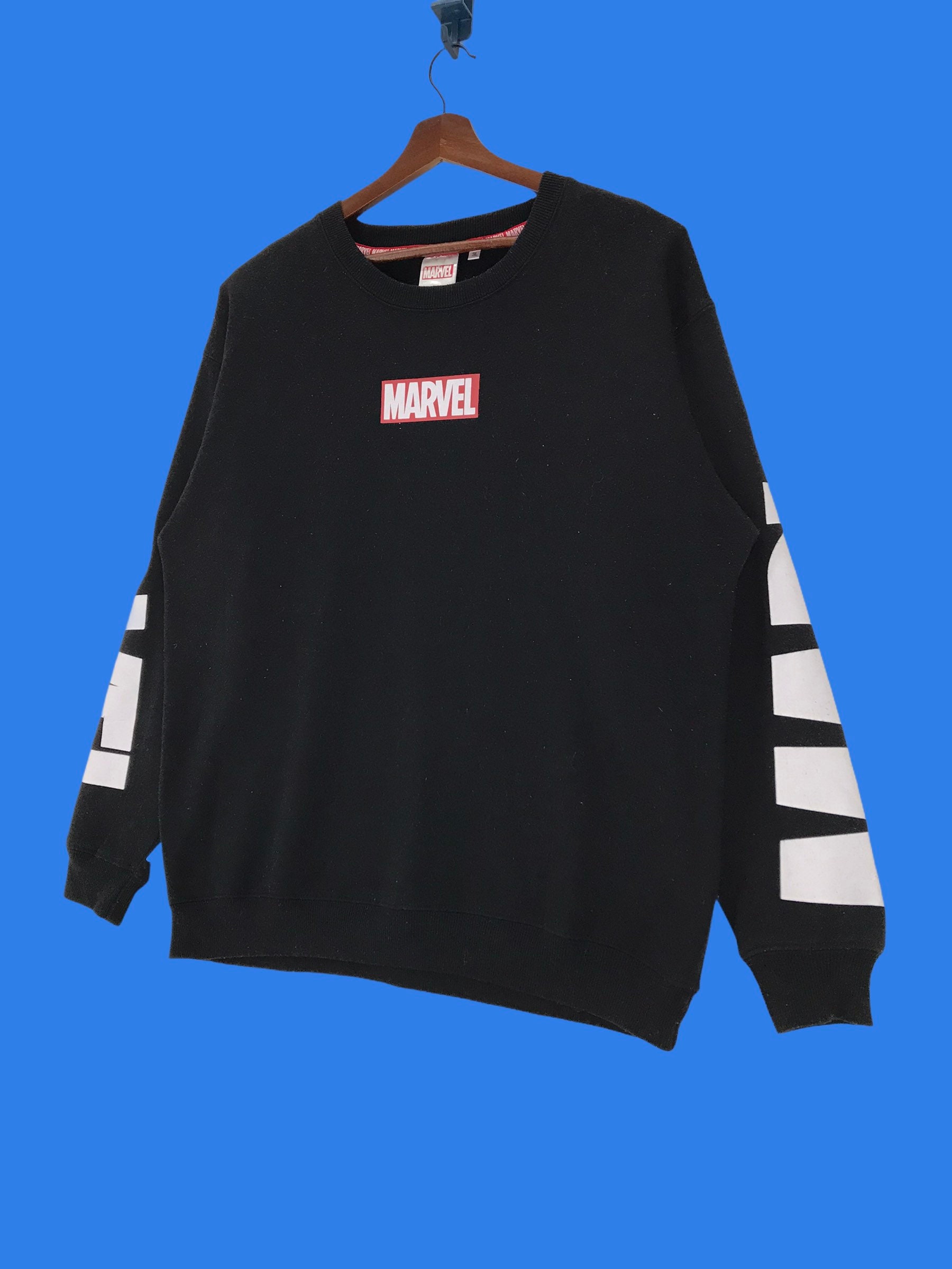 Vintage the Marvel Cinematic Universe American Sweatshirt Big Logo ...
