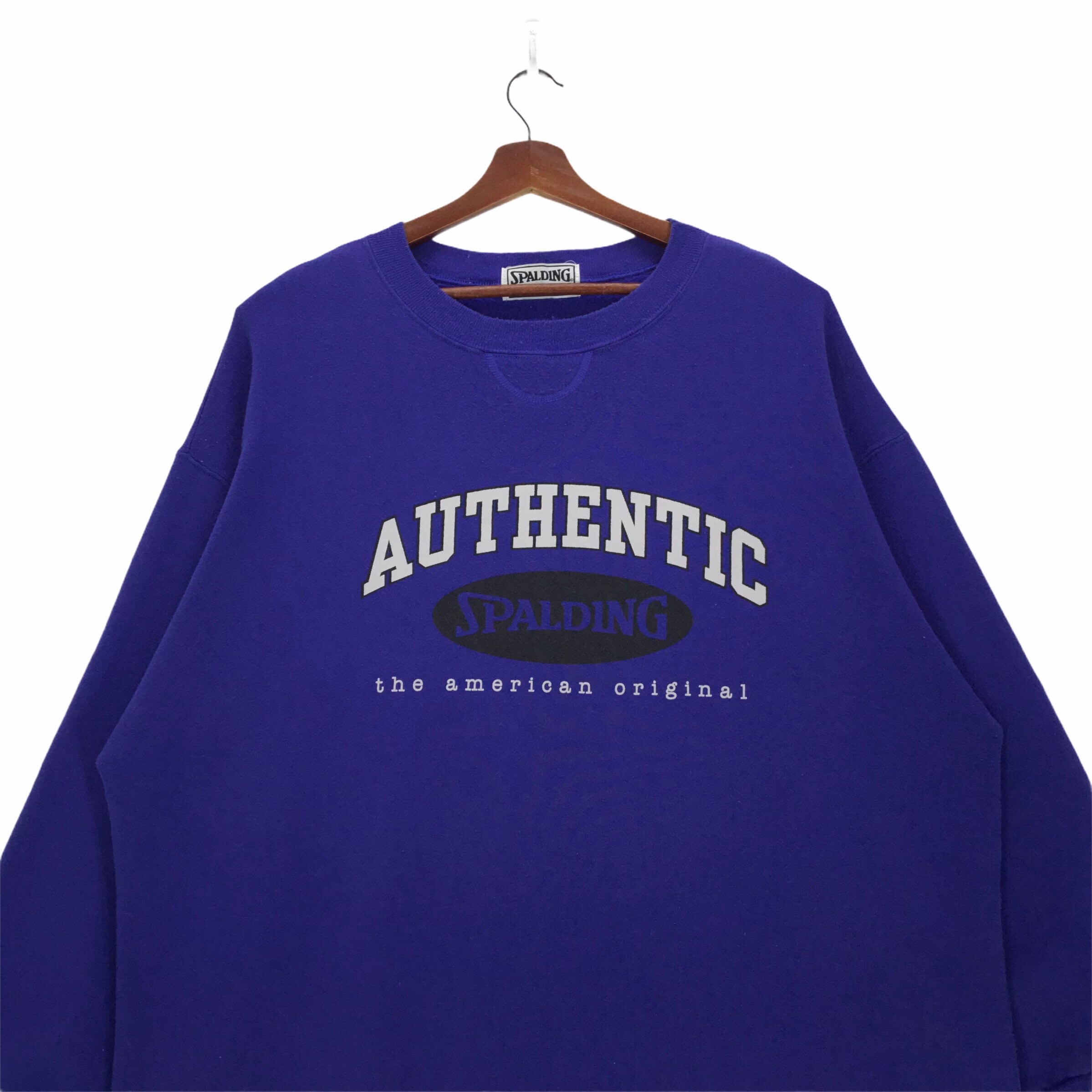 Vintage Spalding Active Wear Sweatshirt Spellout Pullover Size Xlarge ...