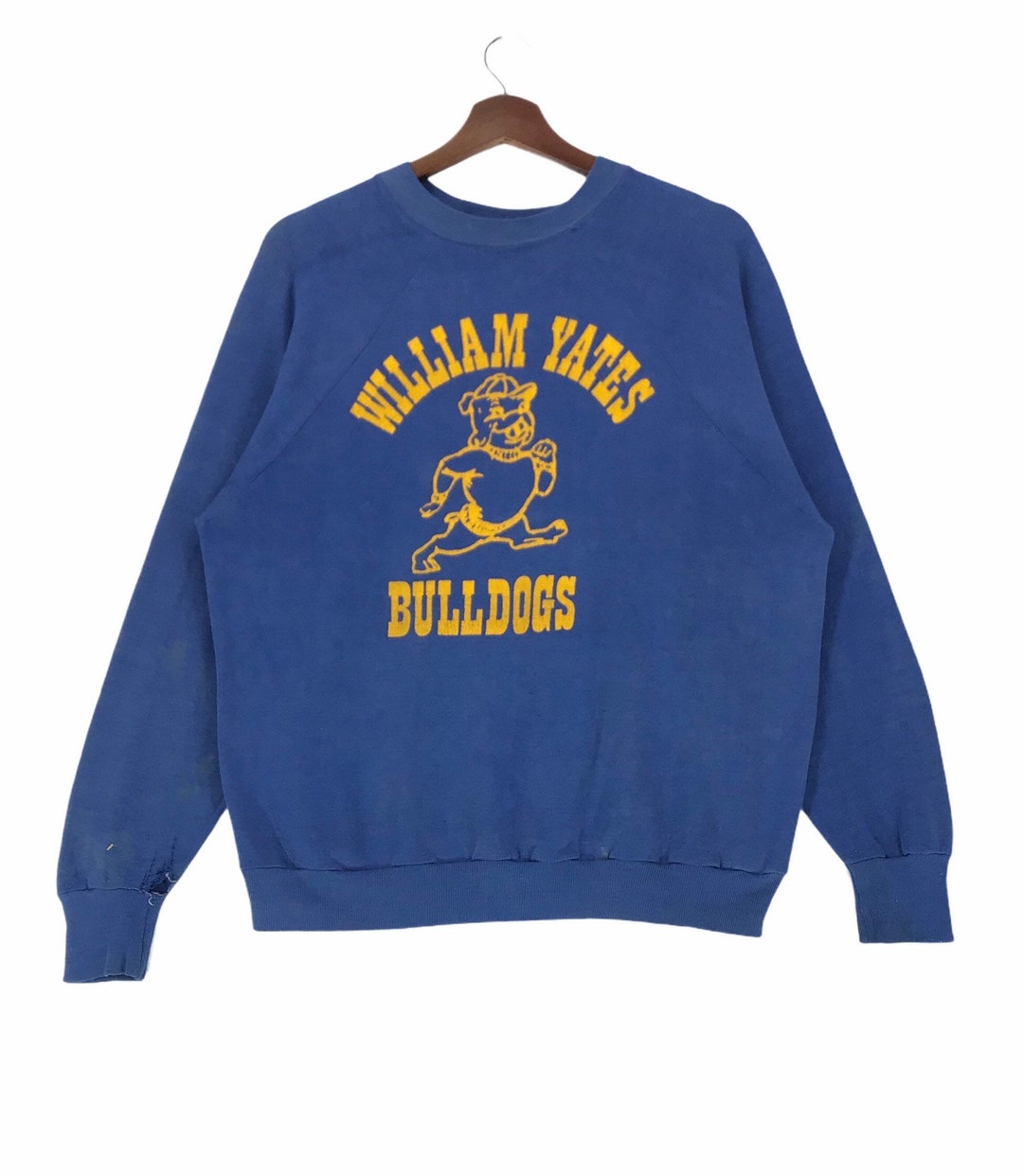 Vintage William Yates Elementary School Bulldogs Sweatshirt Large Size ...