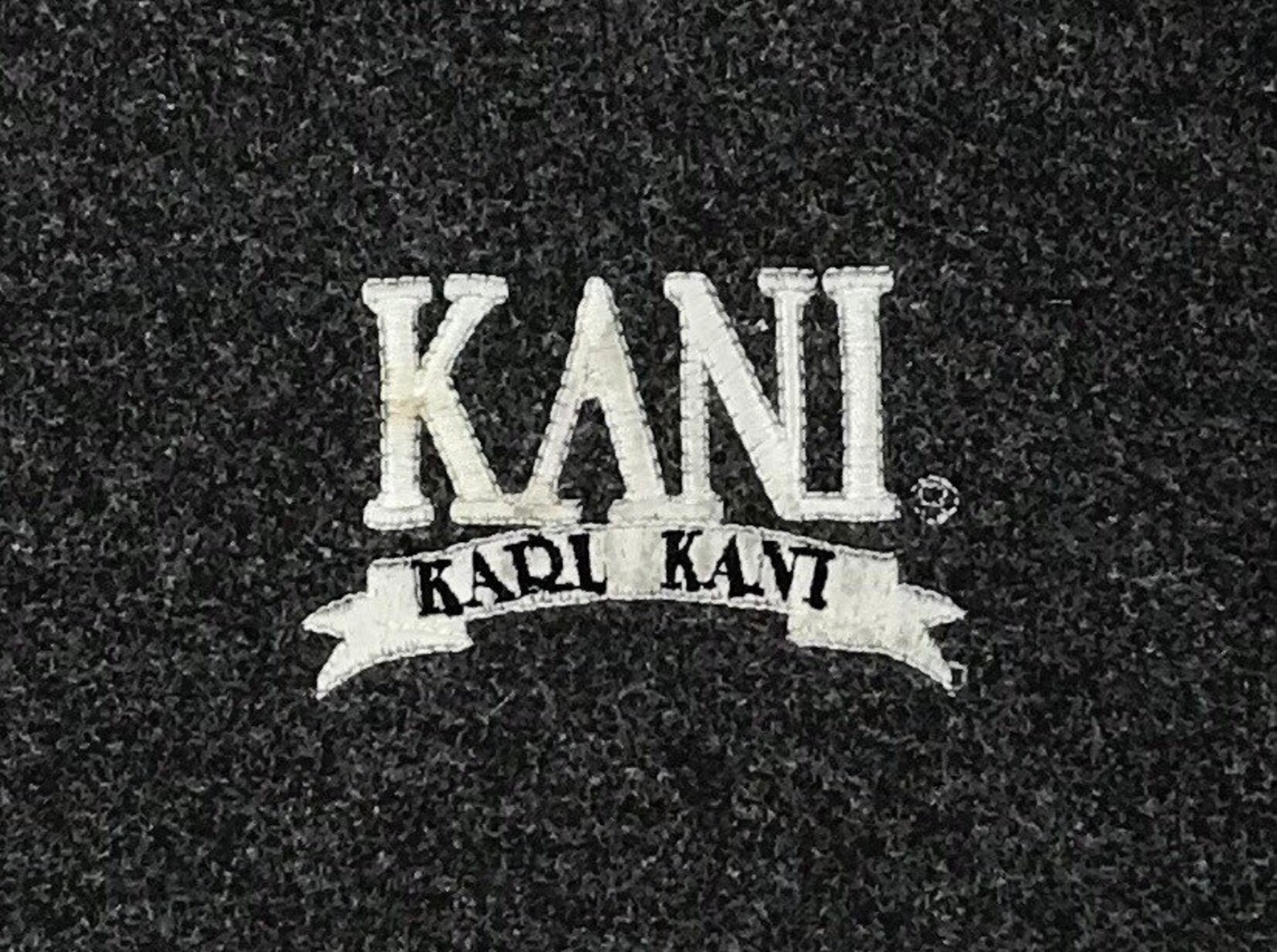 Vintage Karl Kani Half Zip Sweatshirt Big Logo Karl Kani American ...
