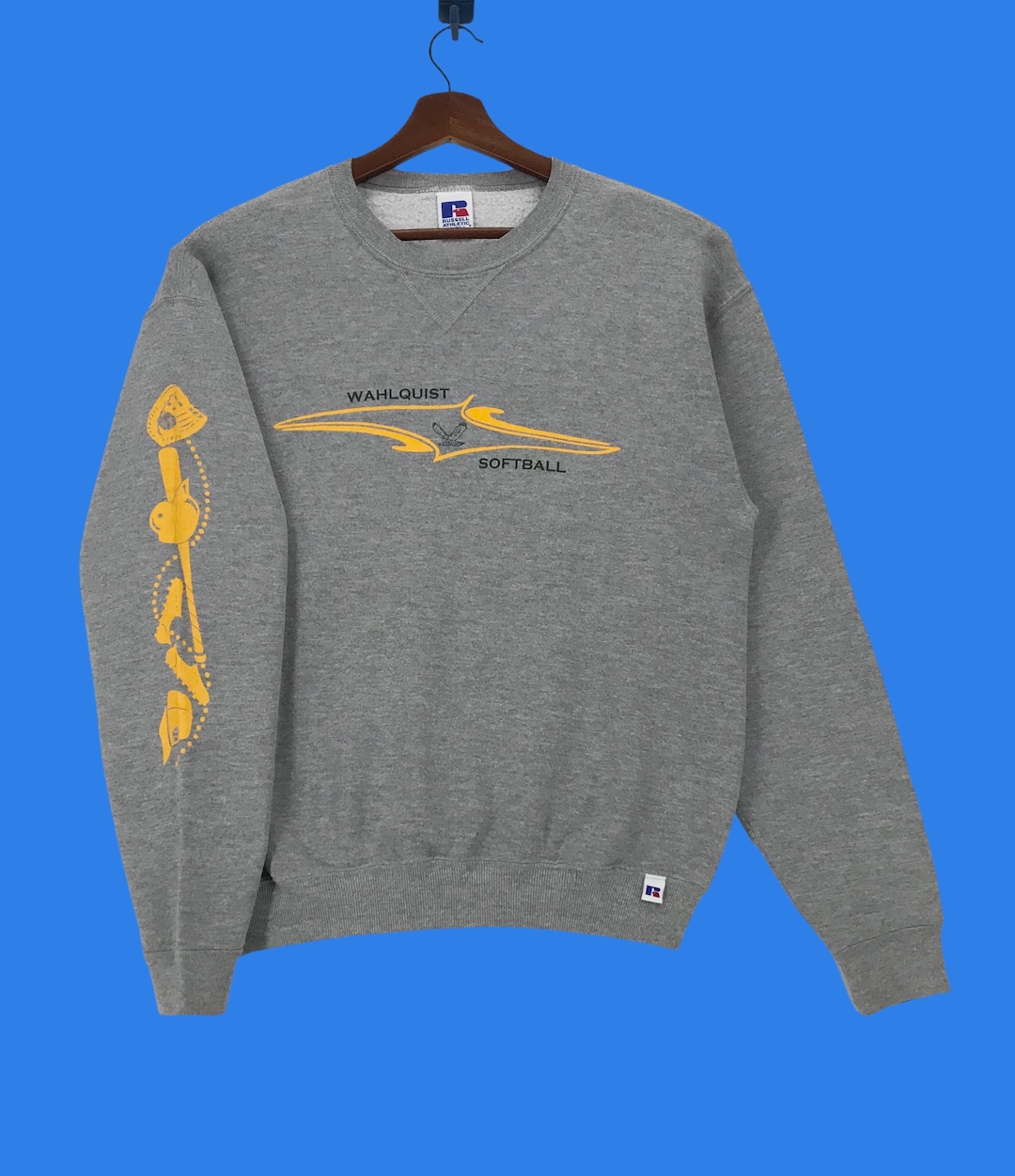 Vintage Wahlquist High School Softball Sweatshirt Wahlquist Jr. High ...