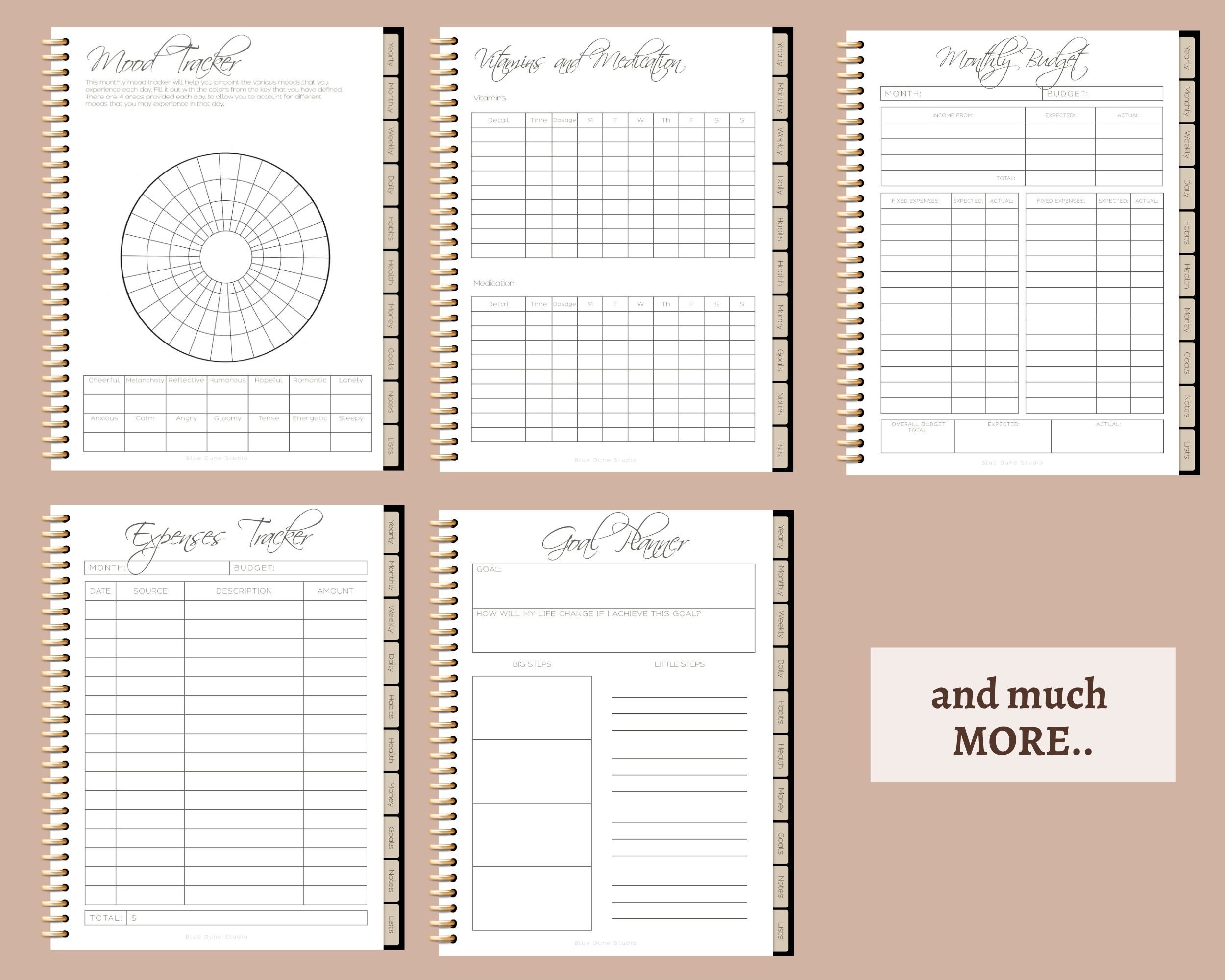 Life Digital Planner Cheetah Print Digital Planner - Etsy