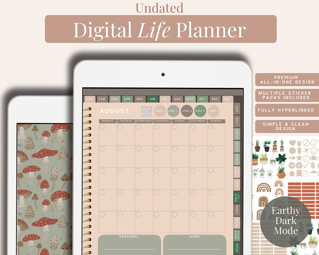 Goodnotes Planner, iPad Planner, Notability Planner, Digital Journal ...