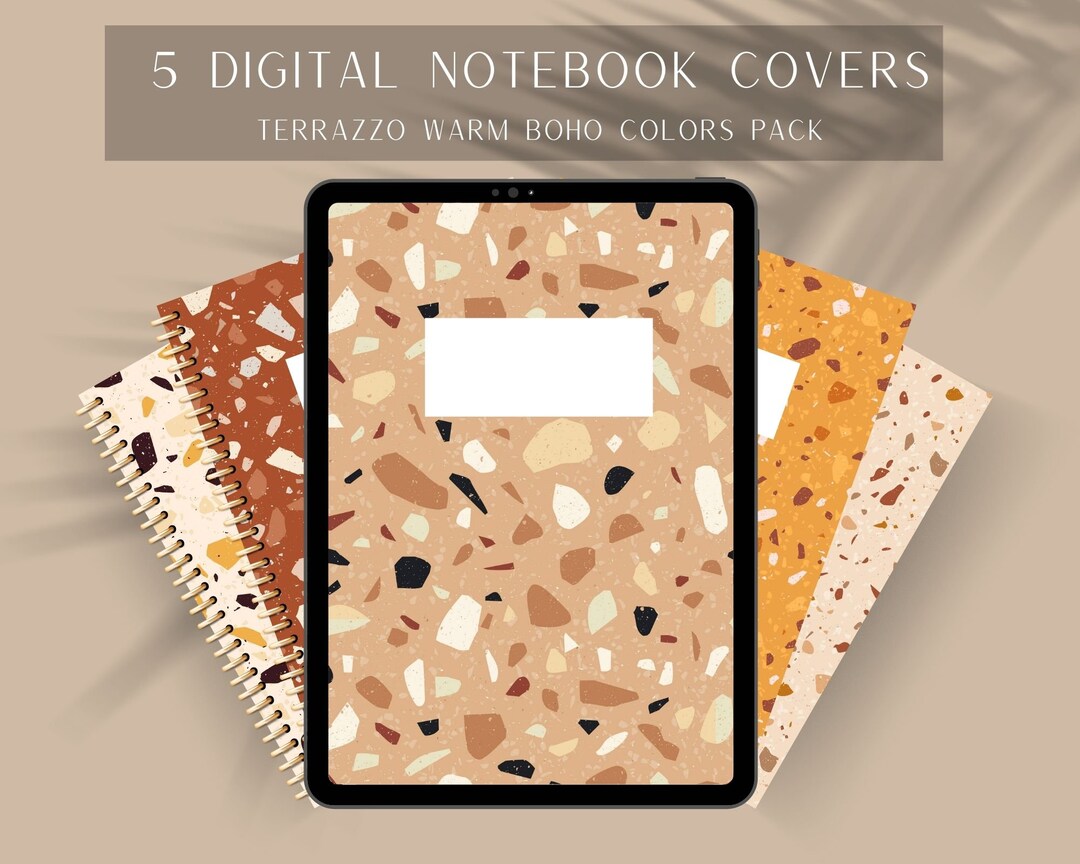 5 Digital Notebook Covers | Digital Planner Good Notes Cover, Digital ...