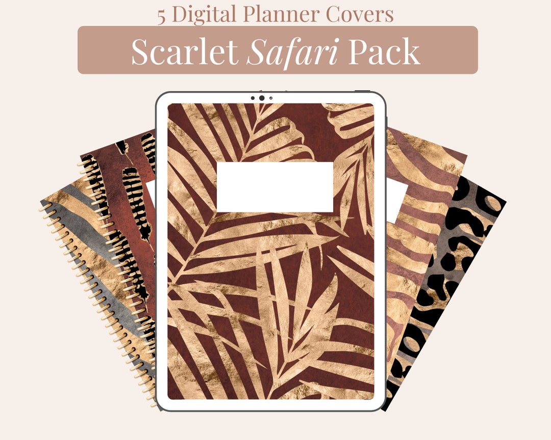 5 Digital Notebook Covers | Digital Planner Good Notes Cover, Digital ...