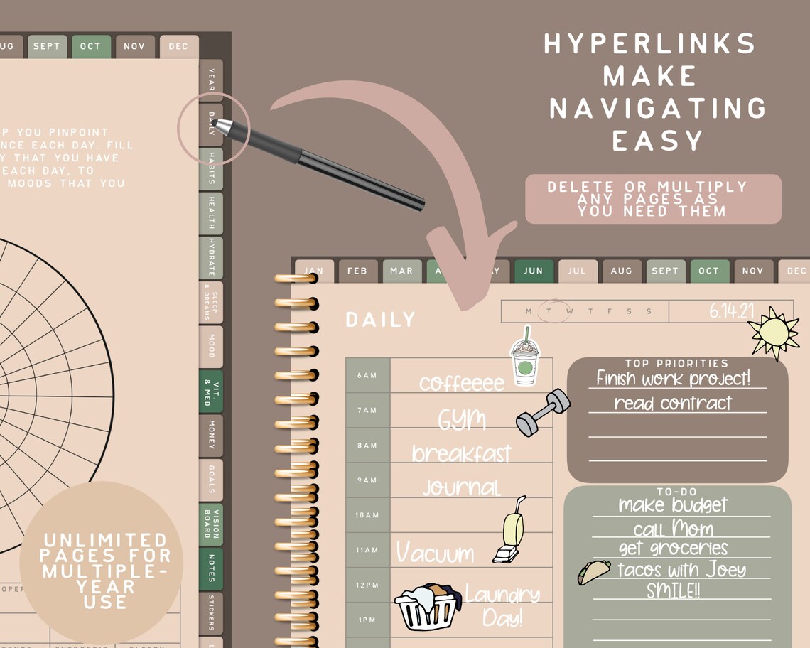 Goodnotes Planner Ipad Planner Notability Planner Digital | Etsy