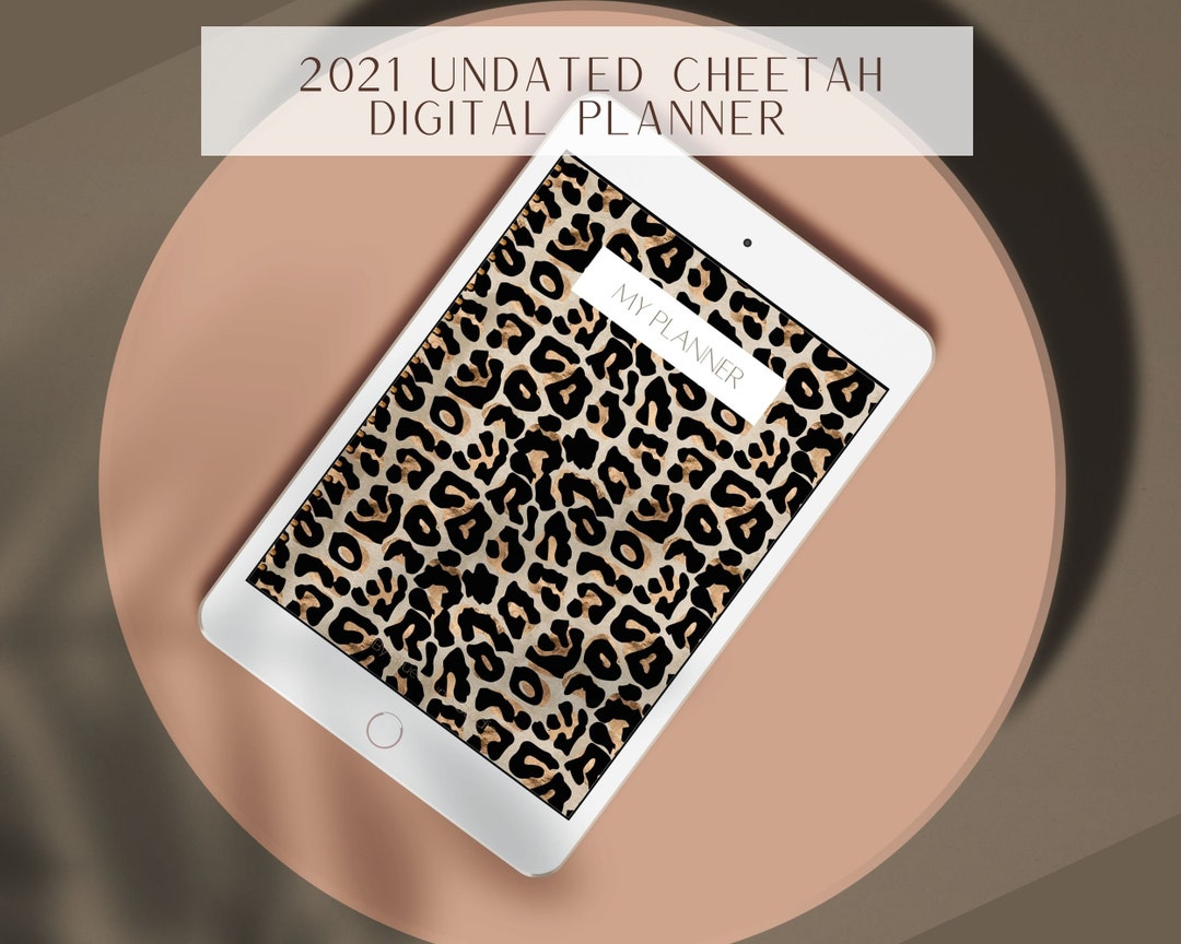 Life Digital Planner Cheetah Print Digital Planner - Etsy