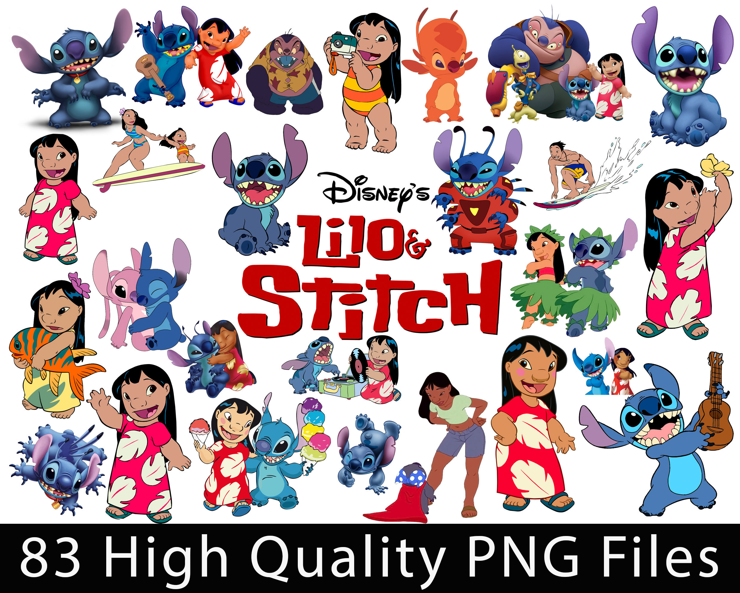 Art & Collectibles Drawing & Illustration clipart,png clipart,Lilo and ...