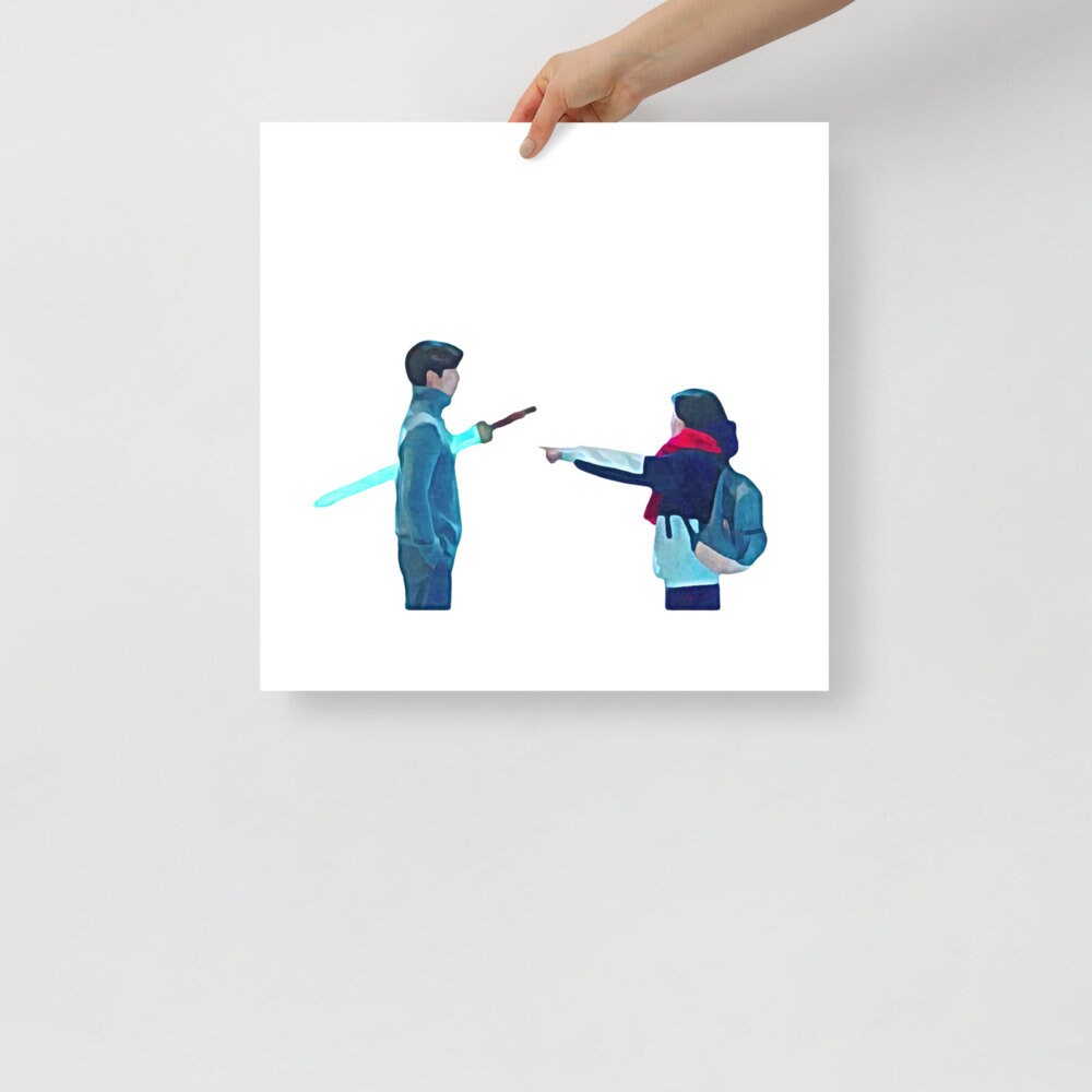 The Goblin Bride Poster guardian: the Lonely and Great God | Etsy