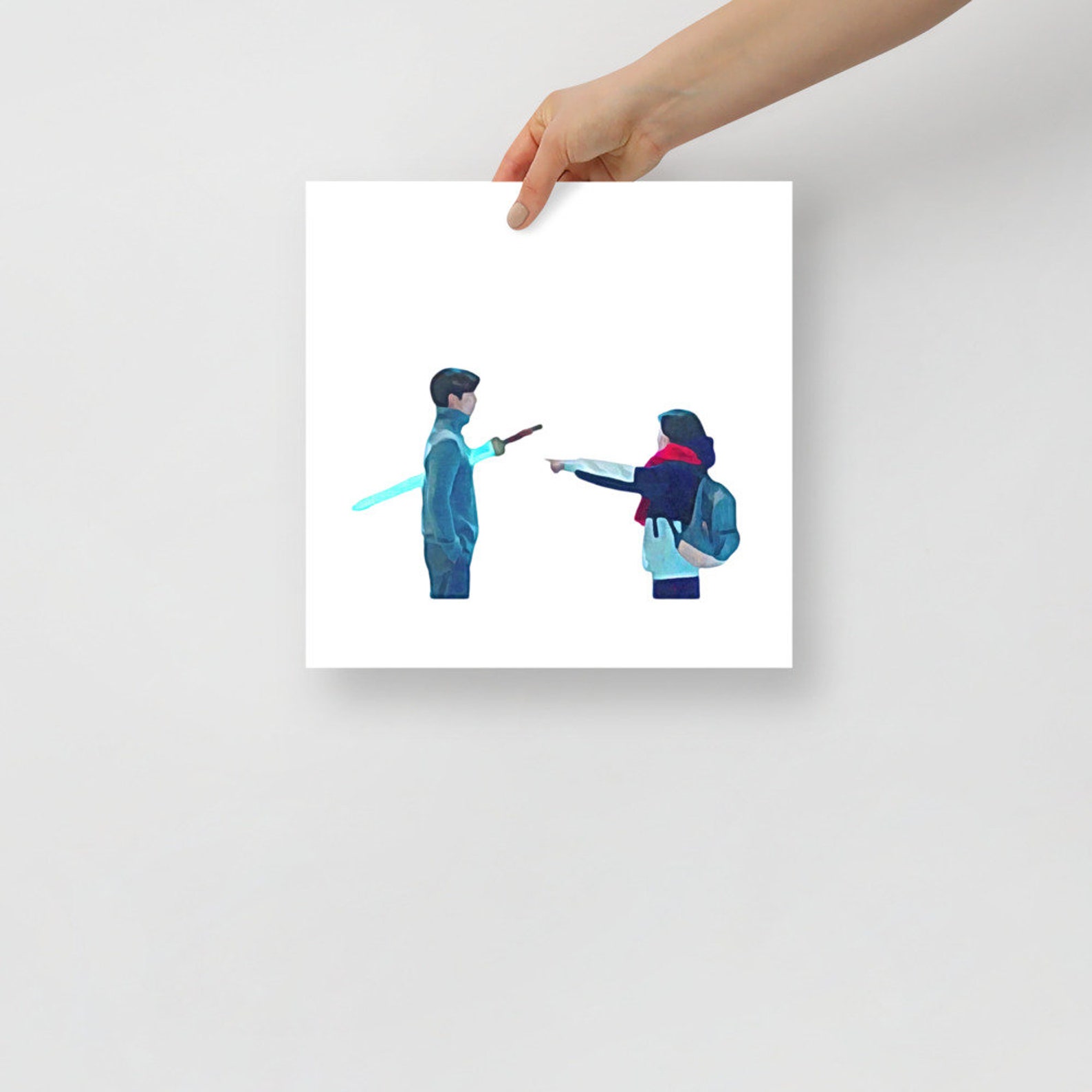 The Goblin Bride Poster guardian: the Lonely and Great God - Etsy UK