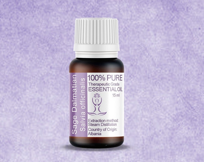 Sage Dalmatian Essential Oil 100% Pure 50ml - Etsy