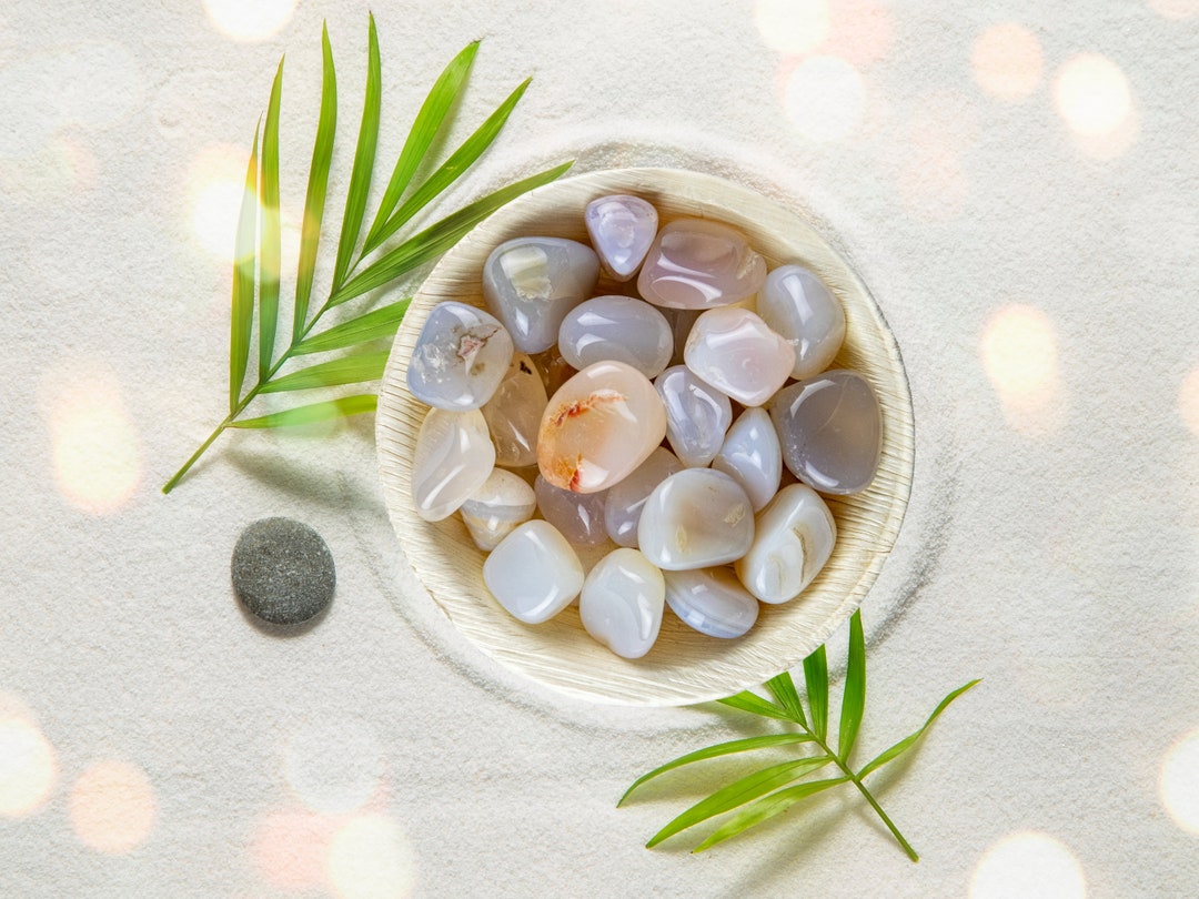 Colored Moonstone Large Tumble Stone- Includes FREE Velvet Bag - Etsy