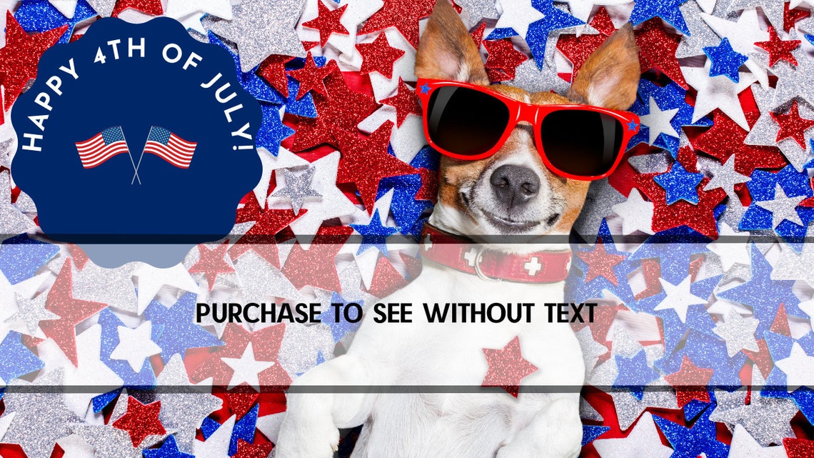 4th of July Zoom Background PNG Digital Download PDF Download Fourth of ...