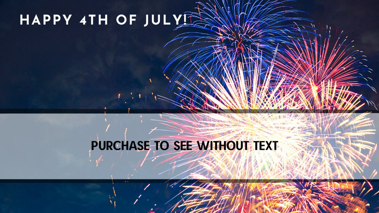 4th of July Zoom Background PNG | Digital Download | PDF Download ...