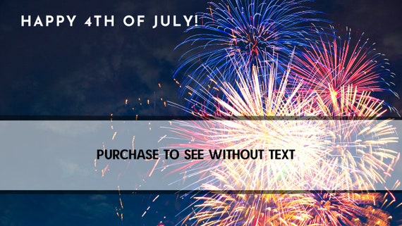 4th of July Zoom Background PNG Digital Download PDF - Etsy