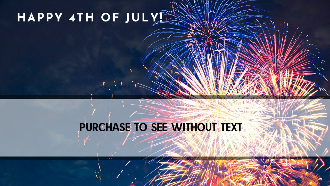 4th Of July Zoom Background PNG | Téléchargement numérique | PDF ...