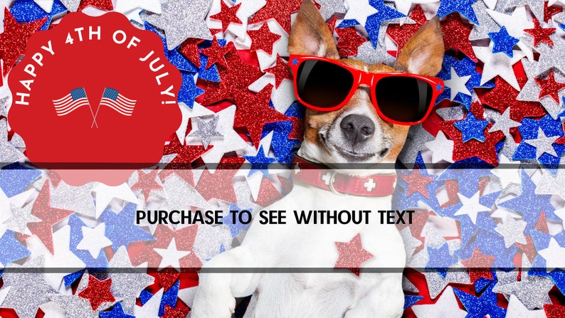 4th of July Zoom Background Template Digital Template PDF Download ...