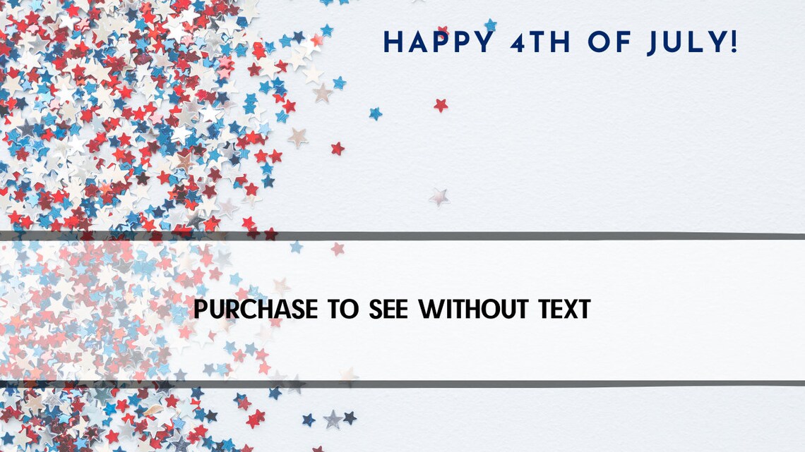 4th of July Zoom Background PNG | Digital Download | PDF Download ...