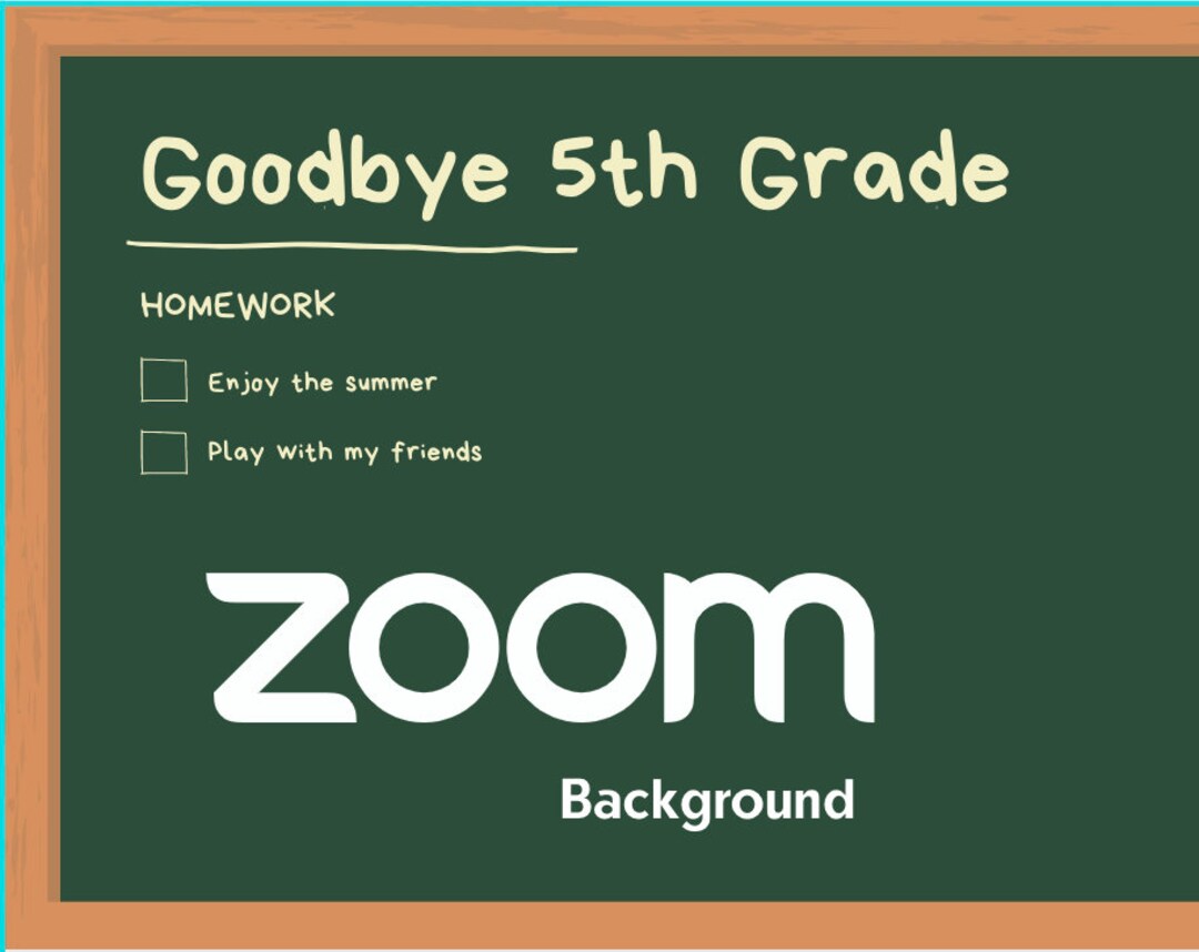 School's Out Zoom Background 1st - 10th Grade PNG SVG | Digital ...