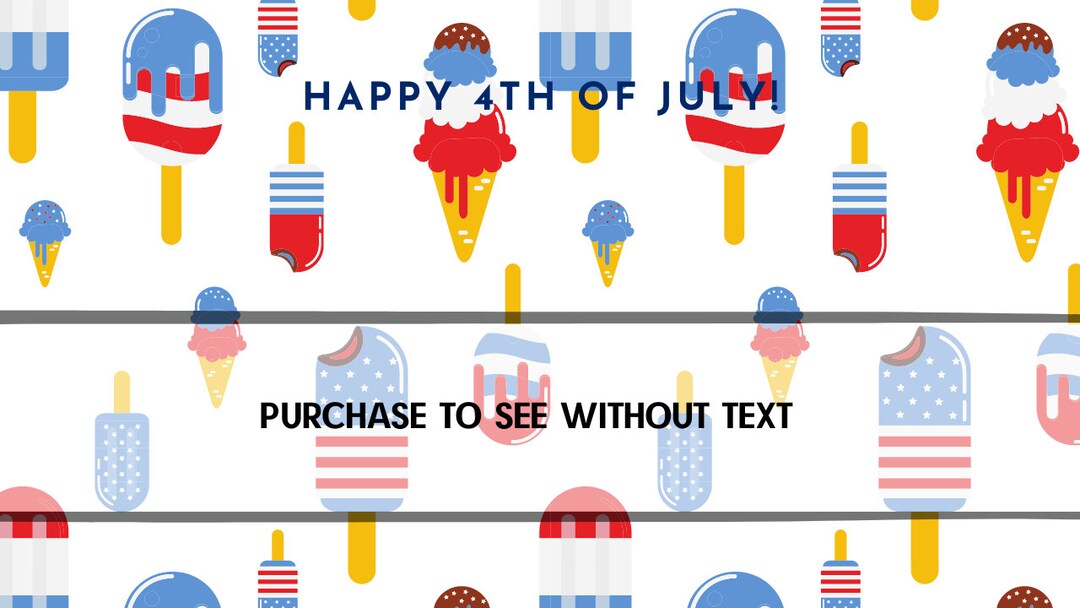 4th of July Zoom Background PNG | Digital Download | PDF Download ...