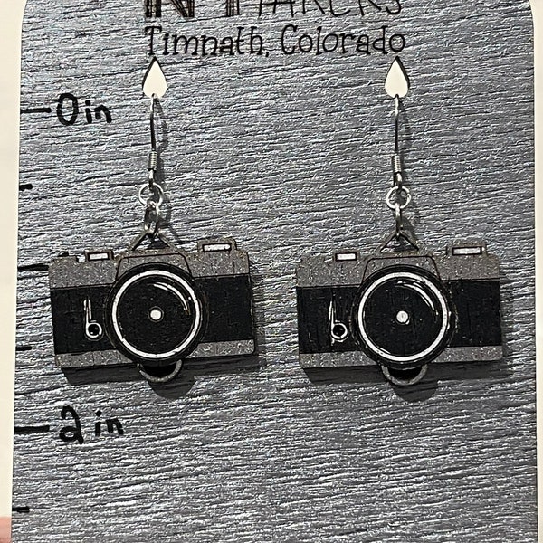 Camera Earrings - Etsy
