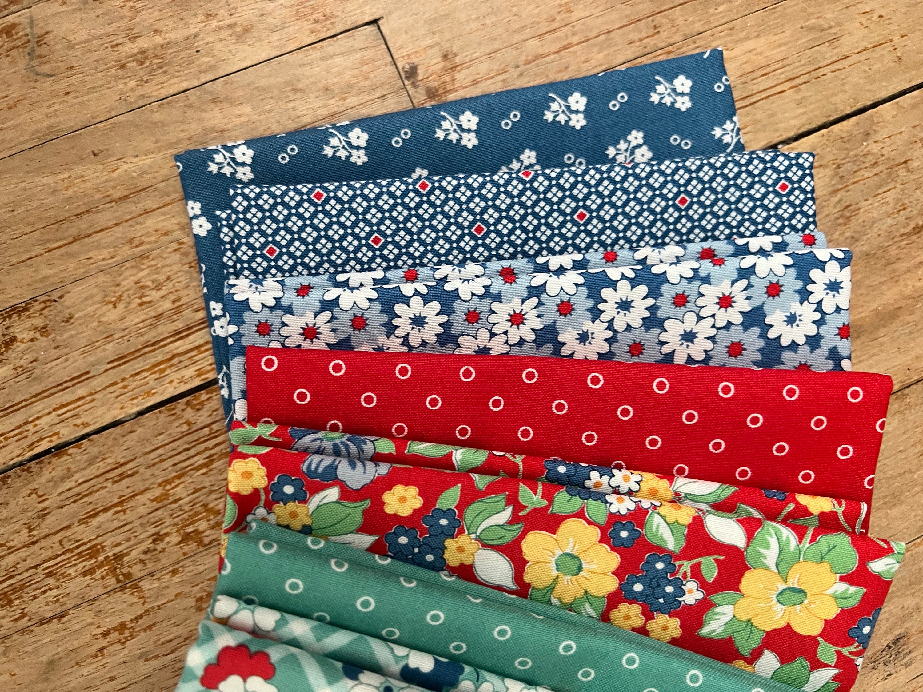 30s Playtime Fat Quarter Bundle, Moda Fabrics Fat Quarters, Vintage ...