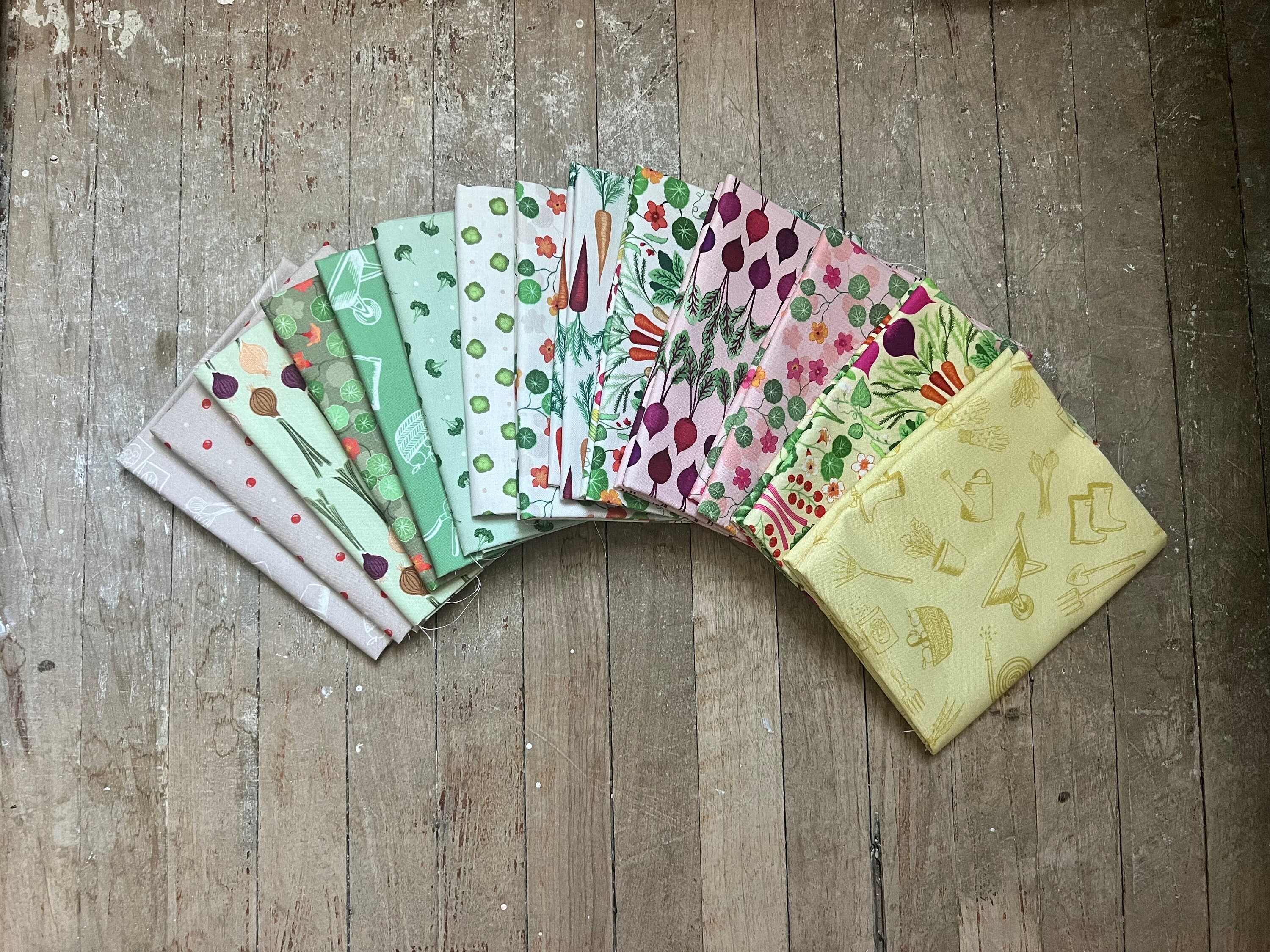 The Kitchen Garden Fat Quarter Bundle, Lewis & Irene Fat Quarters ...