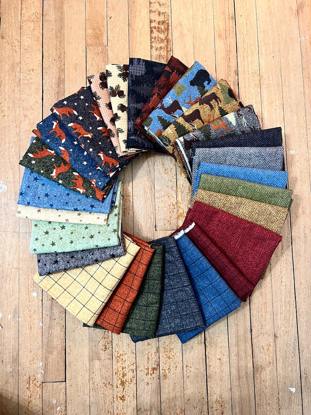 Winter Forest Fat Quarter Bundle (26), Northwoods Fabric by Benartex ...