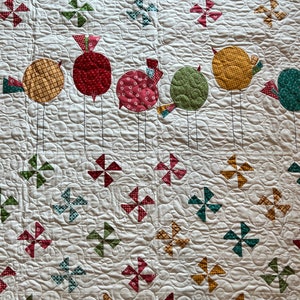 Twitter Quilt Kit, Bird Quilt Kit, Lori Holt Fabric, Wall Quilt, Baby ...