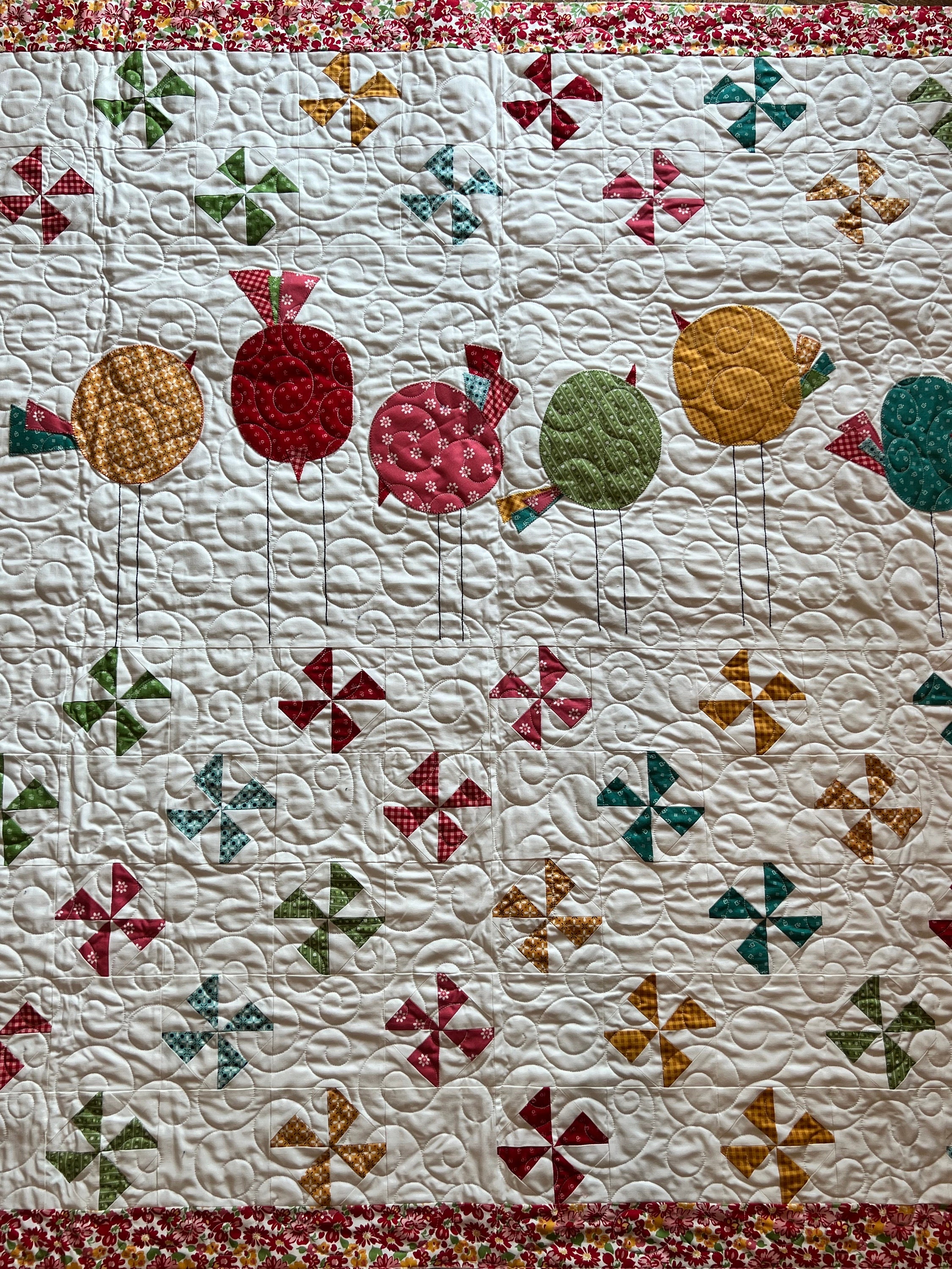 Twitter Quilt Kit, Bird Quilt Kit, Lori Holt Fabric, Wall Quilt, Baby ...