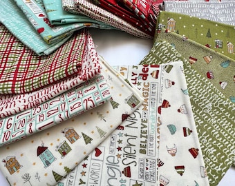 Christmas Fat Quarter Bundle - Etsy