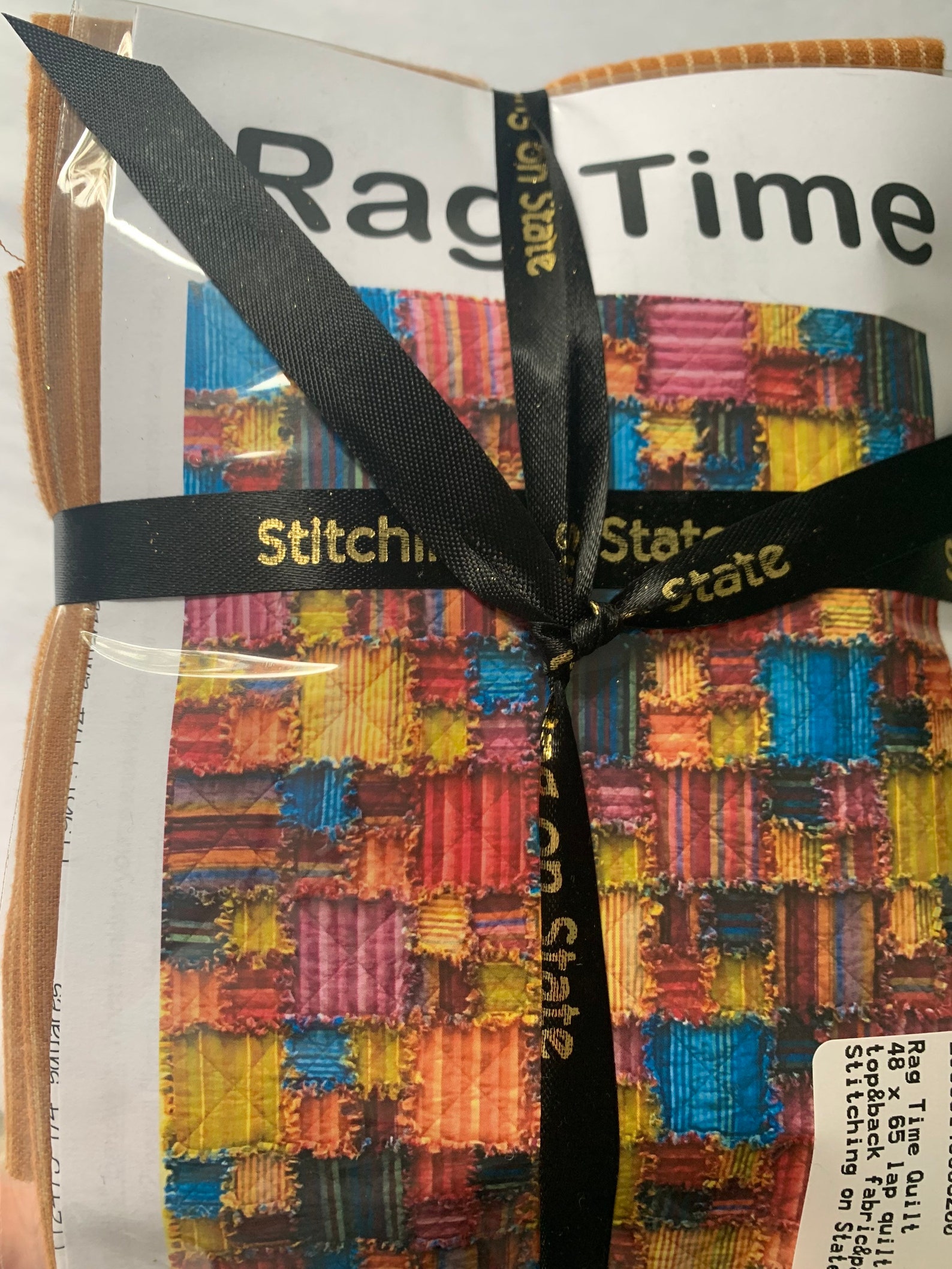 Rag Quilt Kit, Rag Time Quilt Pattern & Kit, Homespun Rag Quilt Kit ...