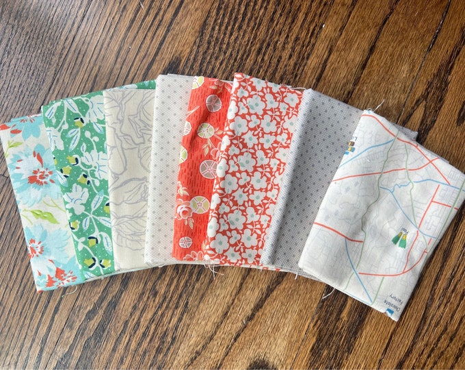 Shoreline Fat Quarter Bundle, Camille Roskelley 40 Fat Quarters, 10 ...
