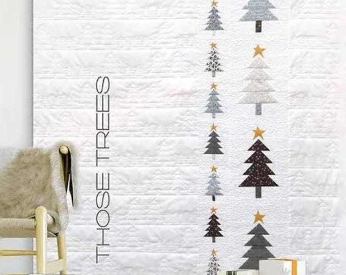 Those Trees Quilt Kit, Zen Chic Modern Tree Quilt Kit, Shimmer Fabric ...
