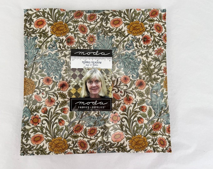 Meadow Morris Layer Cake, William Morris Barbara Brackman Fabric, 10 ... Meadow Morris Layer Cake, William Morris Barbara Brackman Fabric, 10 ...