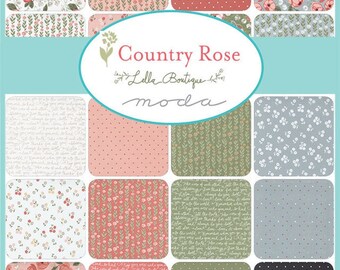 Moda Country Rose Fabric - Etsy
