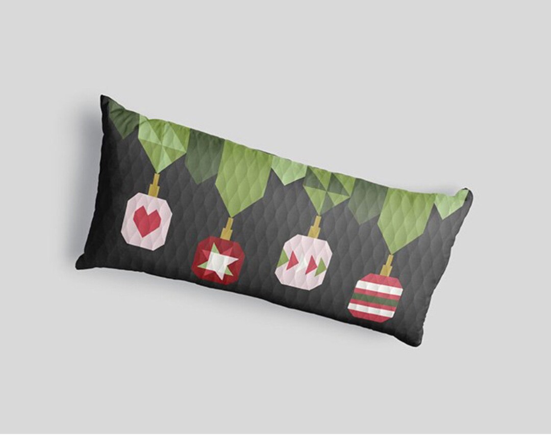 Trim the Pine Pillow Kit, Riley Blake Bench Pillow of the Month Kit ...
